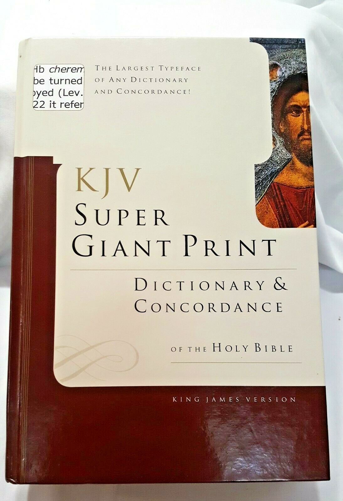 KJV Super Giant Print Dictionary and Concordance (2007, Hardcover ...