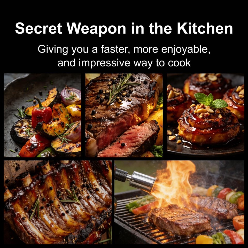 Heavy Duty Propane Torch 3272°F Professional MultiUse Torch with ...