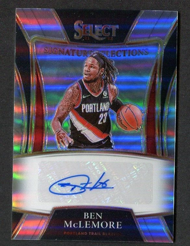 2021-22 Panini Select Ben McLemore #SS-BML Silver Auto | eBay