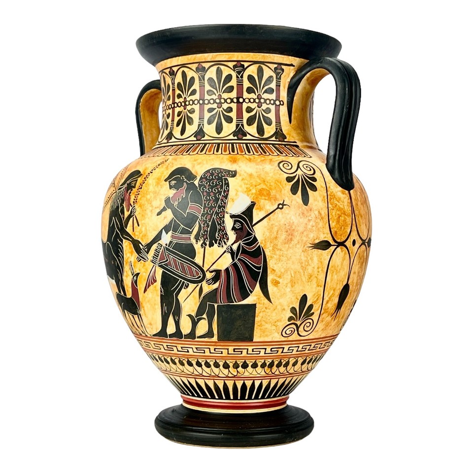 Amphora Olive Gathering Hercules Centaur Pholus Vase Ancient Greek ...