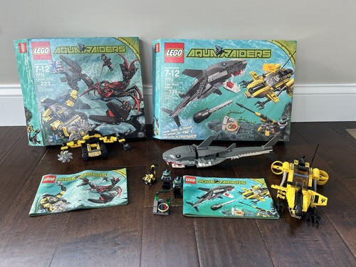 LEGO Aqua Raiders 7772 & 7773 Both Sets with Boxes & Manuals Incomplete ...