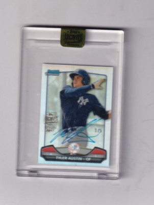 2017 TYLER AUSTIN TOPPS ARCHIVES SIGNATURE AUTO/AUTOGRAPH 5/5 NEW YORK ...
