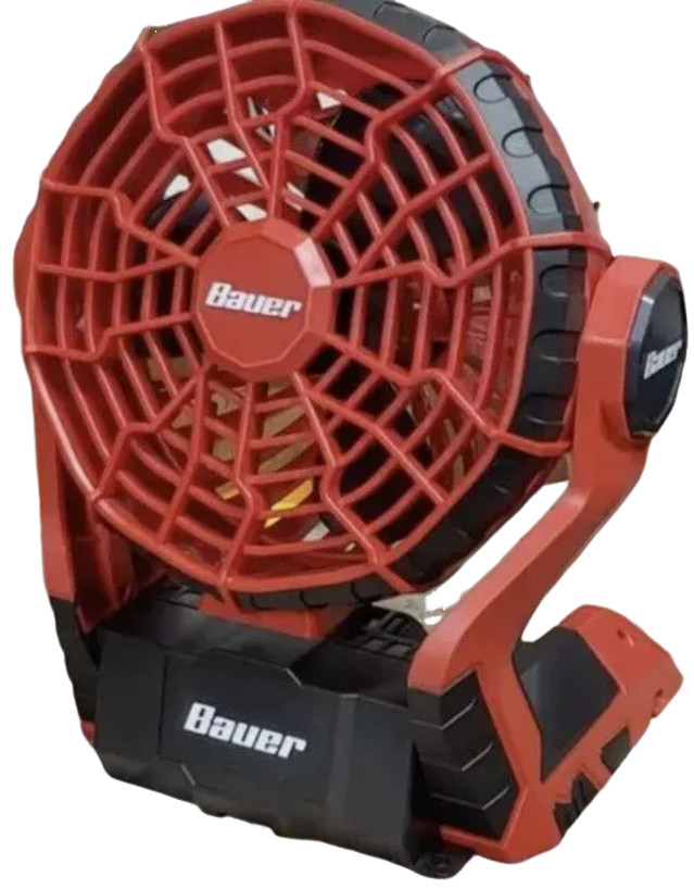 20V/120V Cordless Jobsite Fan Adjustable Portable Shop Fan Dual Power ...