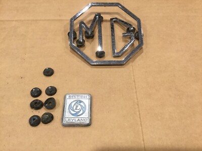 1962-1980 MGB EMBLEM-BRITISH LEYLAND BADGE AND MG LOGO | eBay