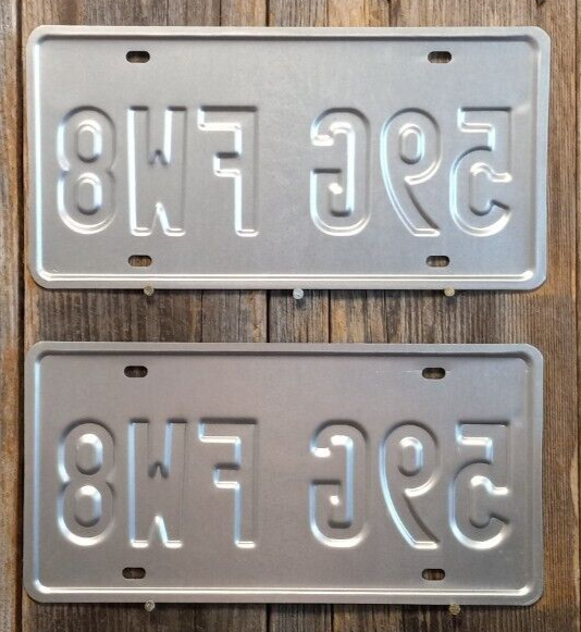 🐾 UNUSED 2005-2009 TEXAS "TRUCK" LICENSE PLATE PAIR (59G-FW8) SPACE ...