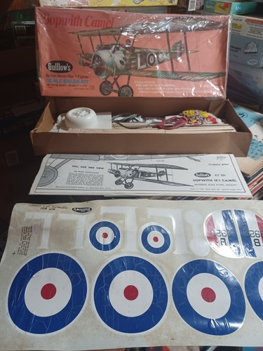 Guillow's Sopwith Camel British WW1 Fighter Balsa Wood Model Airplane ...