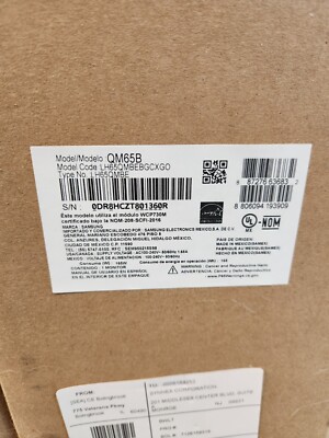 Samsung QM65B 65'' 4K UHD LCD LED Smart TV 887276636832| eBay