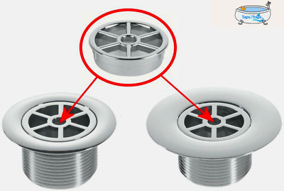 SHOWER WASTE GRID IN CHROME COVER STWGR-CP STW3 STW4 FITS MCALPINE ...