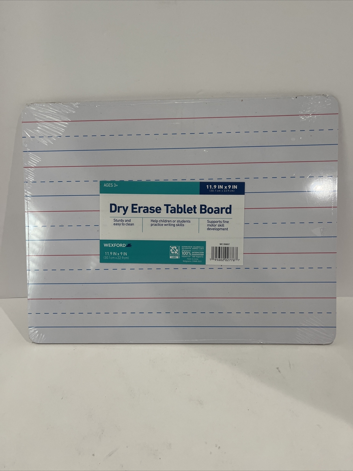 WEXFORD School Lined Blank Dry Erase Tablet Board For Children Learning ...