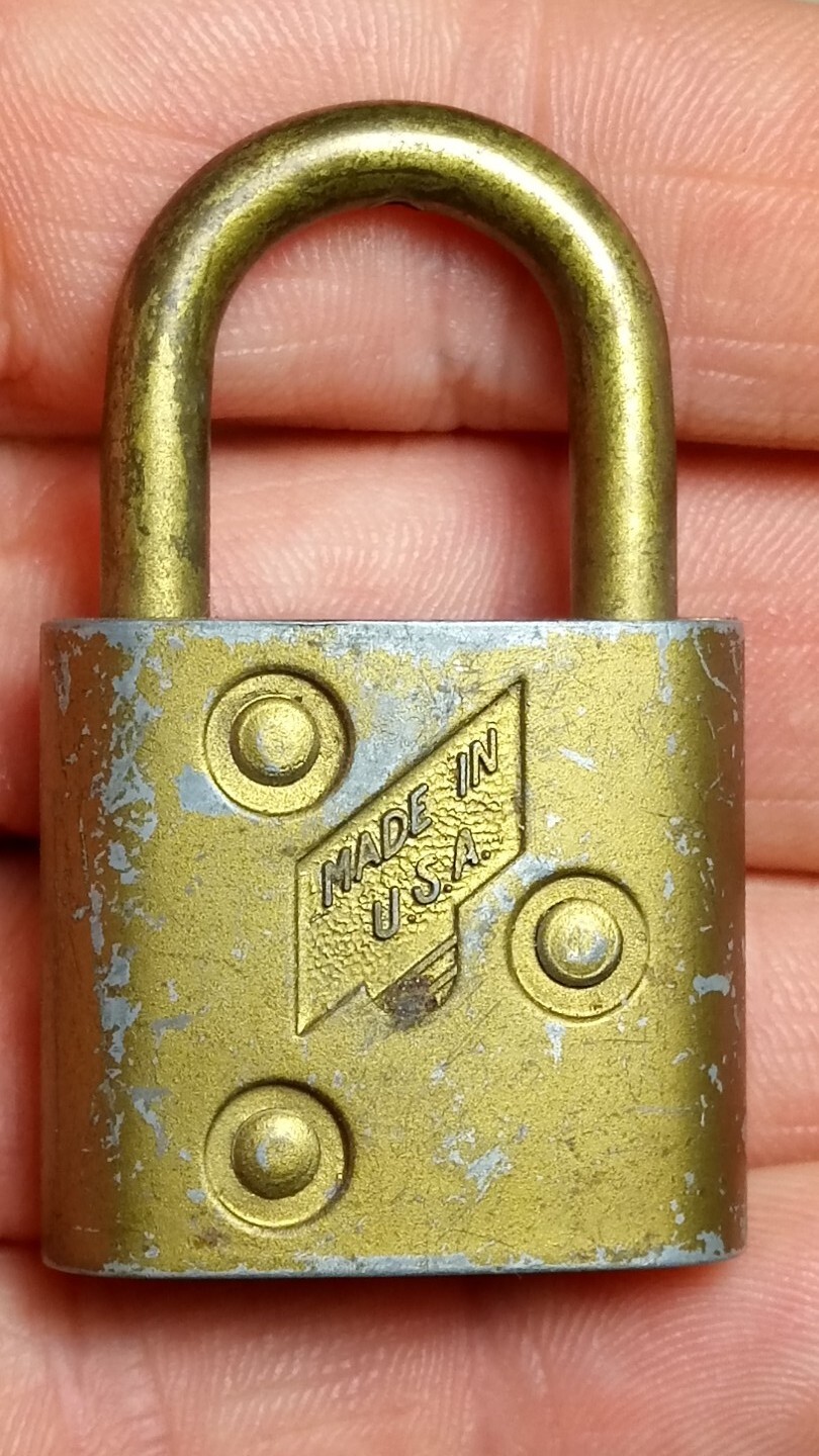 Vintage Slaymaker Rustless Padlock Lock w 2 Keys Precision Made USA | eBay