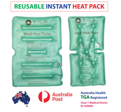 REUSABLE HEAT PACK, INSTANT HOT PACKS, MEDI HEAT PACKS, BACK PAIN AND ...