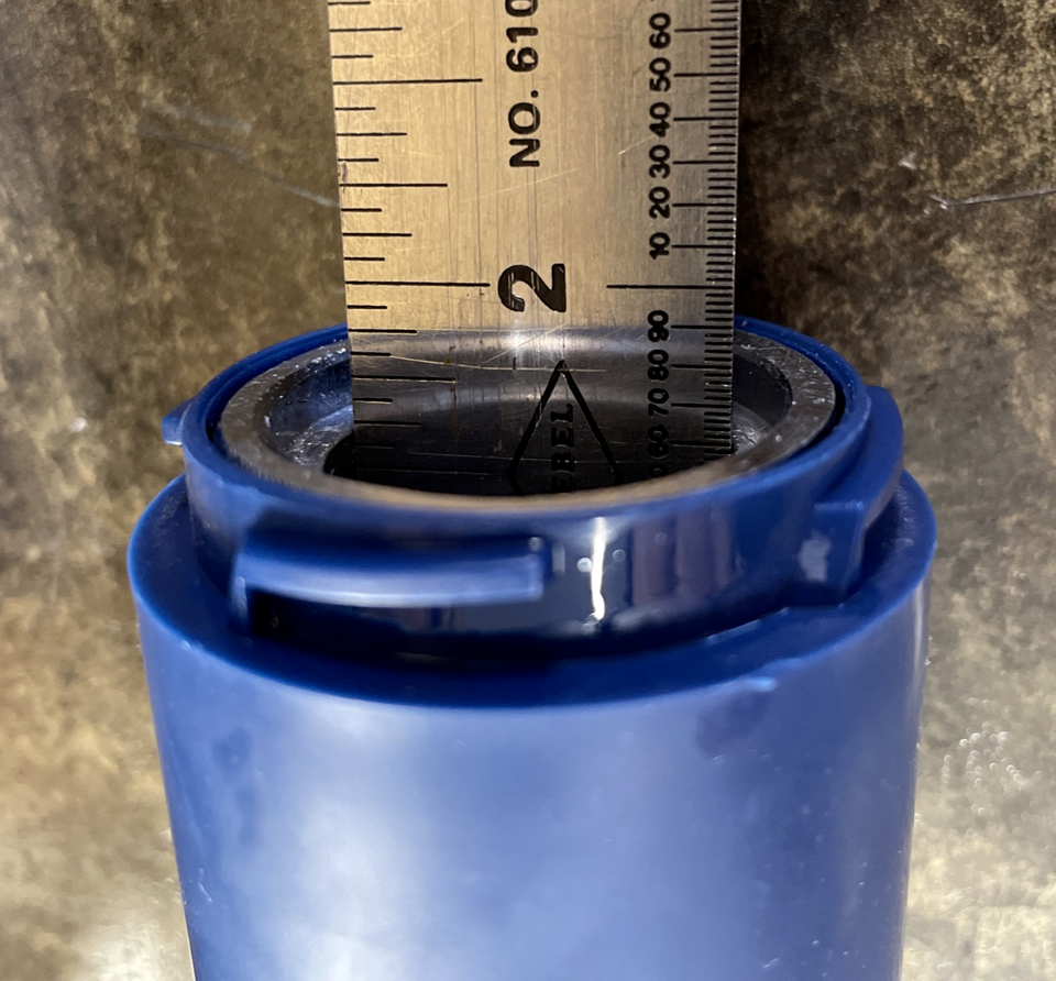 LEAD VIAL PIG (Small Blue) - Lead Lined Storage/Shipping Container ...