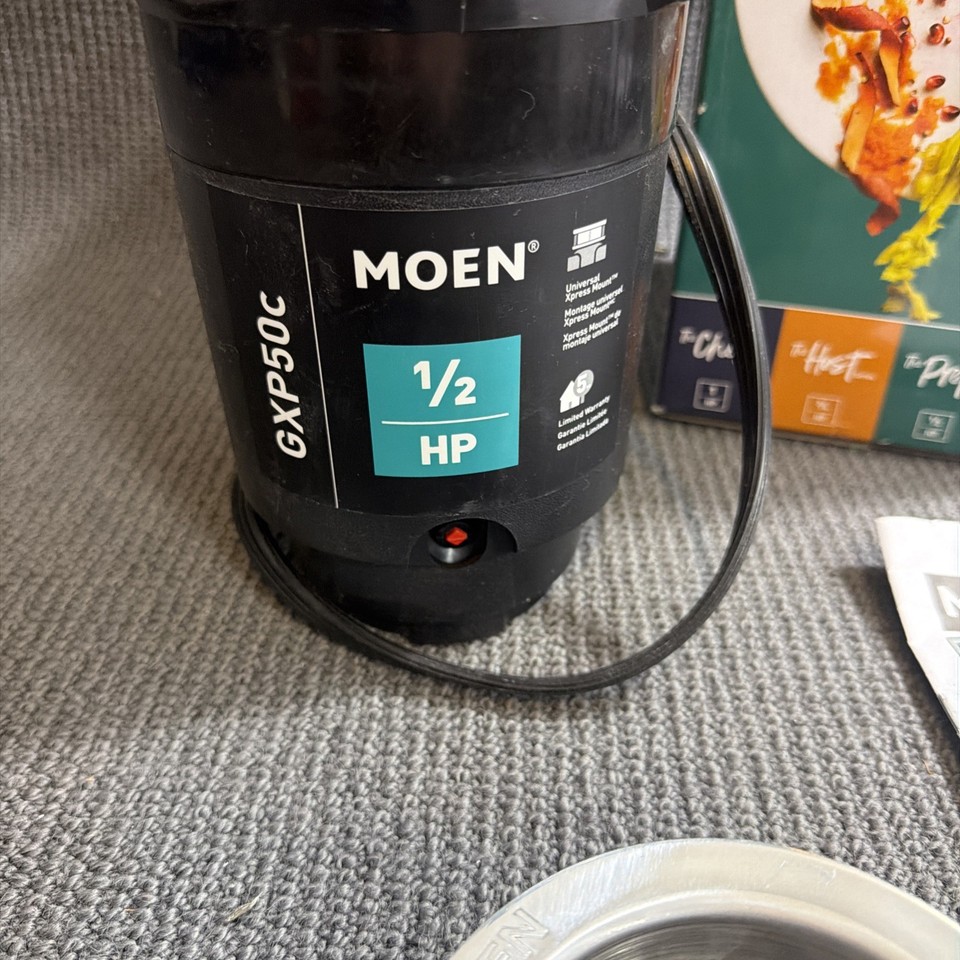Moen GXP50C 1/2 HP Garbage Disposal Incomplete Read Description ...