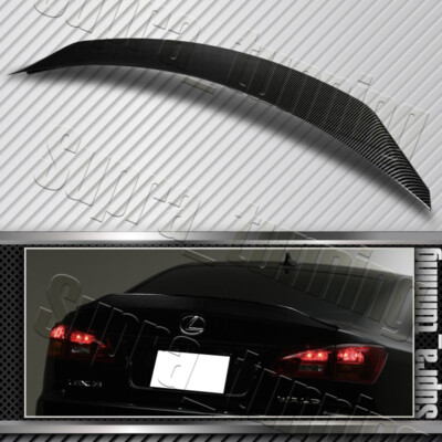 W-Power Carbon Painted Trunk Spoiler Wing For 2006-2013 Lexus IS250 ...