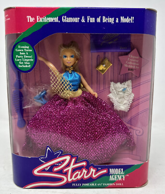 Vintage Starr Model Agency Doll JPI 6.5" Fashion Doll NRFB Dawn Evening ...