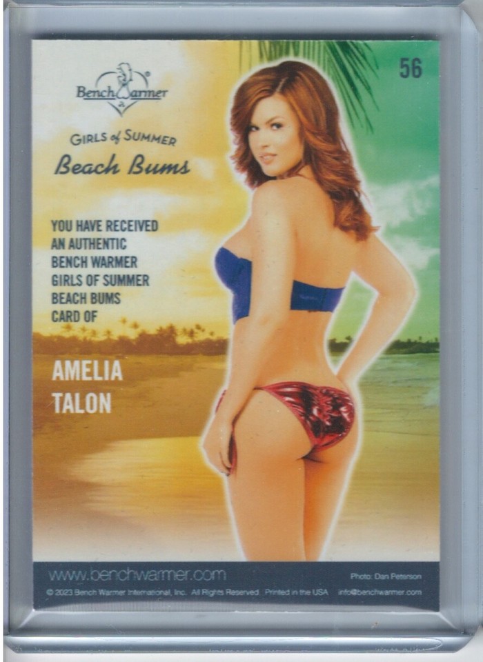 2025 BENCHWARMER GIRLS OF SUMMER BEACH BUMS GOLD AMELIA TALON PREMIUM 5/10 | eBay