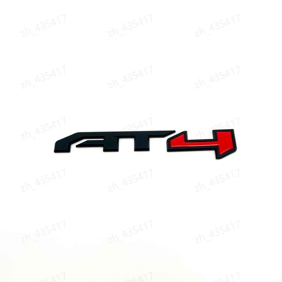 Black Red Door AT4 Emblem Badge for GMC Canyon Yukon XL Sierra 1500 ...