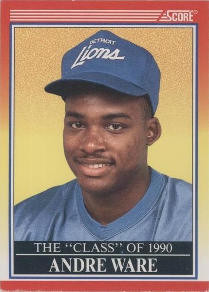 1990 Score - #607 Andre Ware (RC) for sale online | eBay