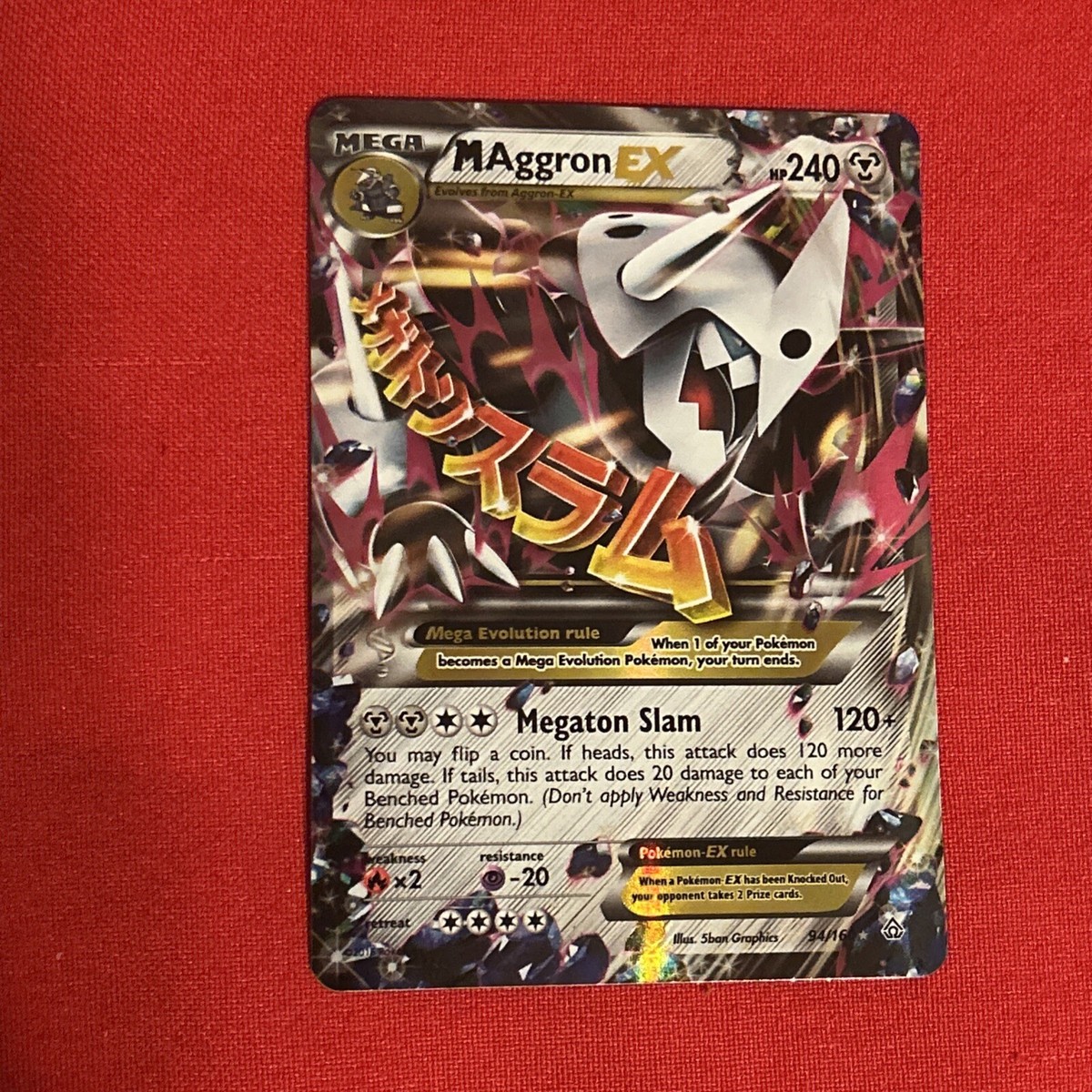Carta Pokemon Mega Aggron