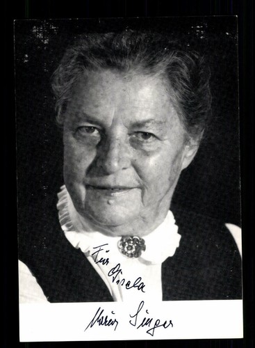 Maria Singer Autogrammkarte Original Signiert + F 4955 | eBay.de