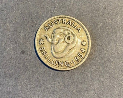 1954 Australia 1 Shilling Coin - 50% Silver - | eBay