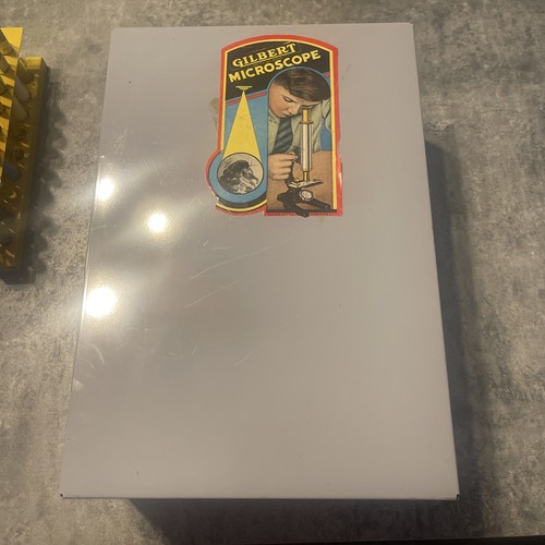 Vintage Gilbert Chemistry Microscope & Lab Set Metal Case Great Shape ...