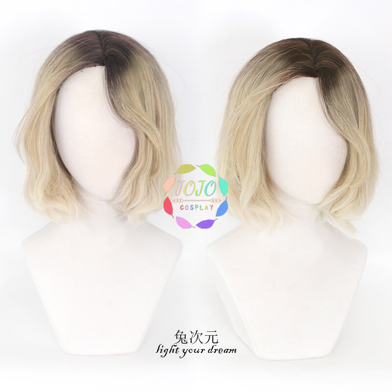 The Spider Across Into the Verse Gwen Stacy Cosplay Wig Blond Pink ...