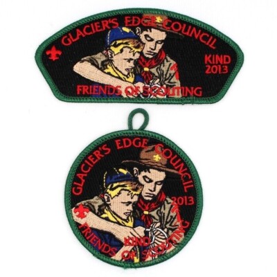 2013 Friends of Scouting FOS Patch Set Glacier's Edge Council CSP ...