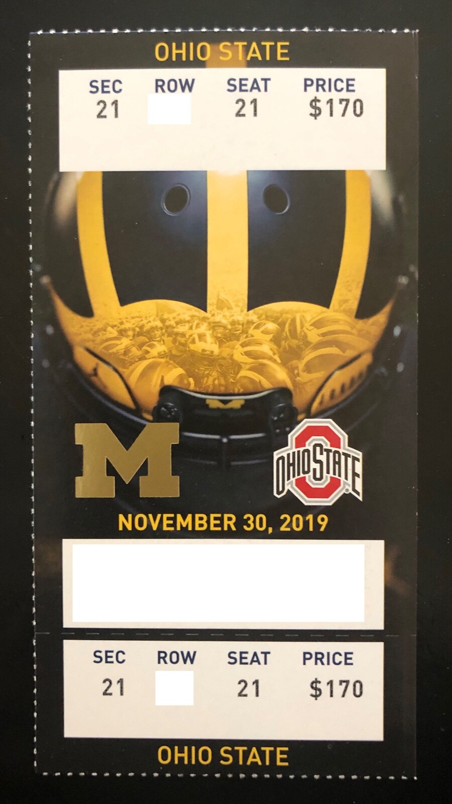 2019 Michigan Wolverines Football Collectible Ticket Stub - Choose Any ...