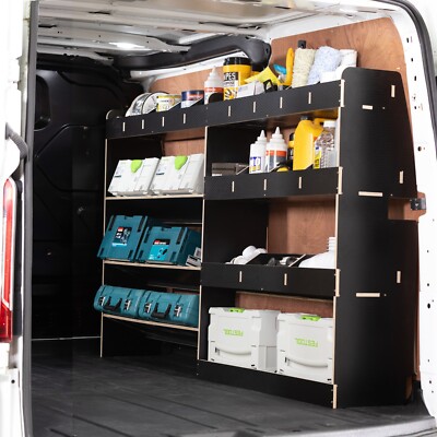 Ford Transit Custom SWB HEXABOARD Van Racking Toolbox Storage double ...