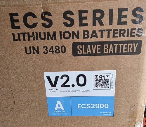 Fox EC2900 2.88kWh SLAVE Battery (V2) Version 2 – Type A Connector ...