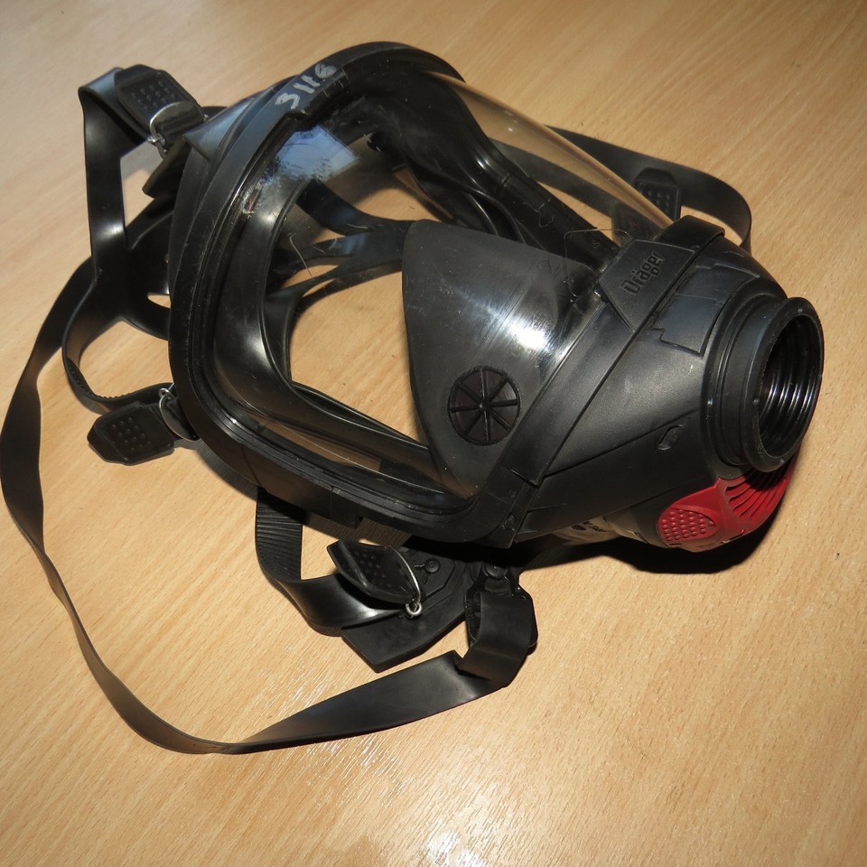 Drager FPS 7000 SCBA Full Mask For Drager Breathing Apparatus Set, Size ...