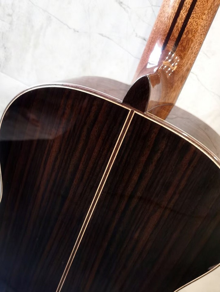 All Solid Wood 39 Inch Spruce Top Classical Guitar Rosewood Body and ...