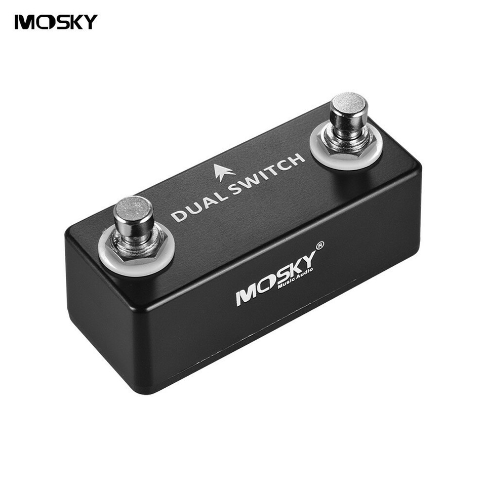 Mosky Dual Footswitch Effects Pedal for Electric Guitar Dual Momentary ...