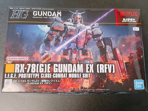 Bandai HG 1/144 Gundam EX Netflix Requiem for Vengeance RFV model kit ...