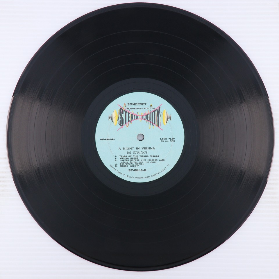 101 Strings – A Night In Vienna - 1960 Stereo 12" LP Vinyl Record SF ...