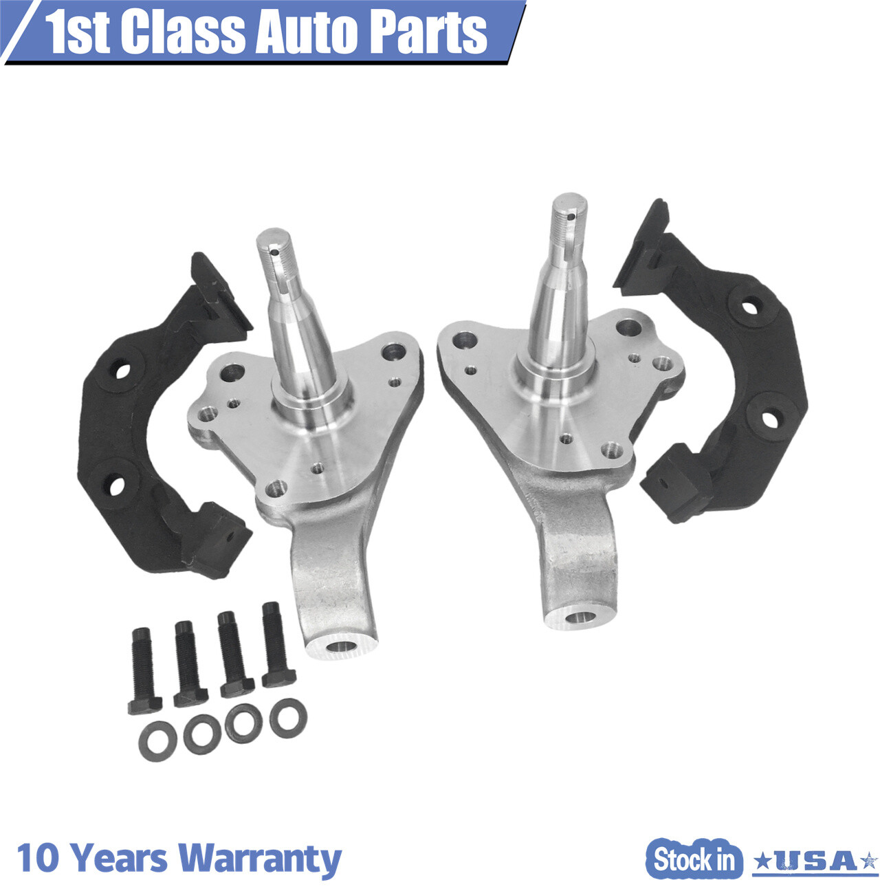 Pair Spindles&Caliper Brackets For 62-74 Mopar B E Body Chrysler Dodge ...