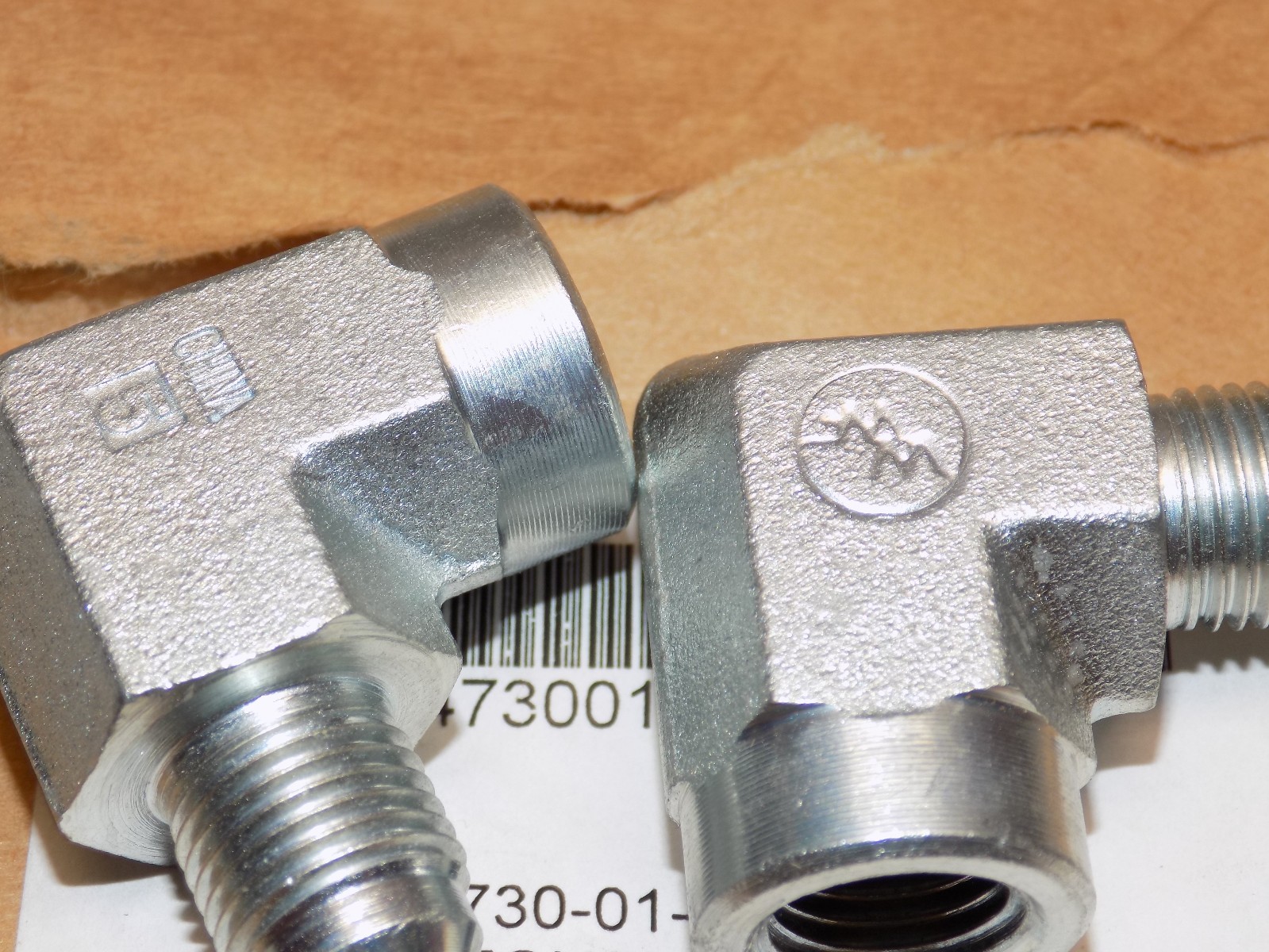 QTY 2 5AN 5 AN Male - Female 1/4 NPT FIP 90 Flare to Pipe Thread ...