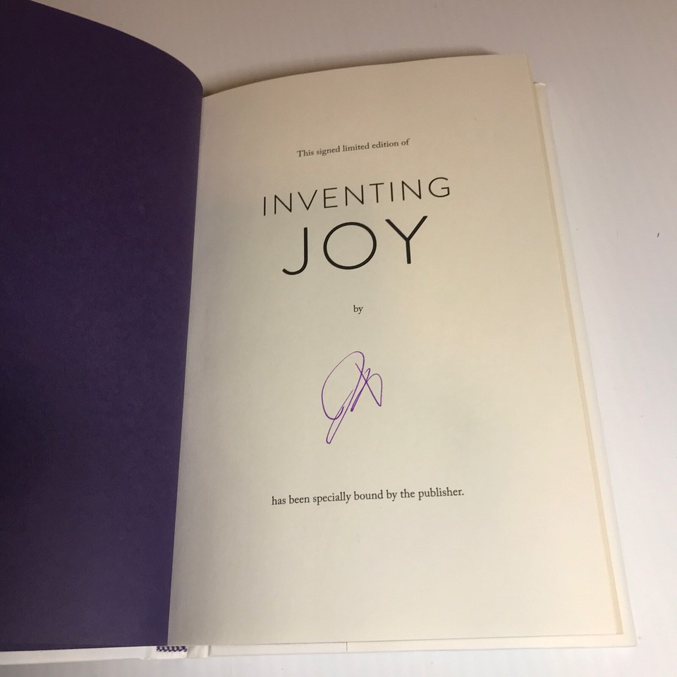 Joy Mangano Autographed Inventing Joy Hard Cover Book | eBay