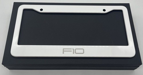 BMW M5, F10, M Series Pearl White Laser Engraved License Plate Frame | eBay