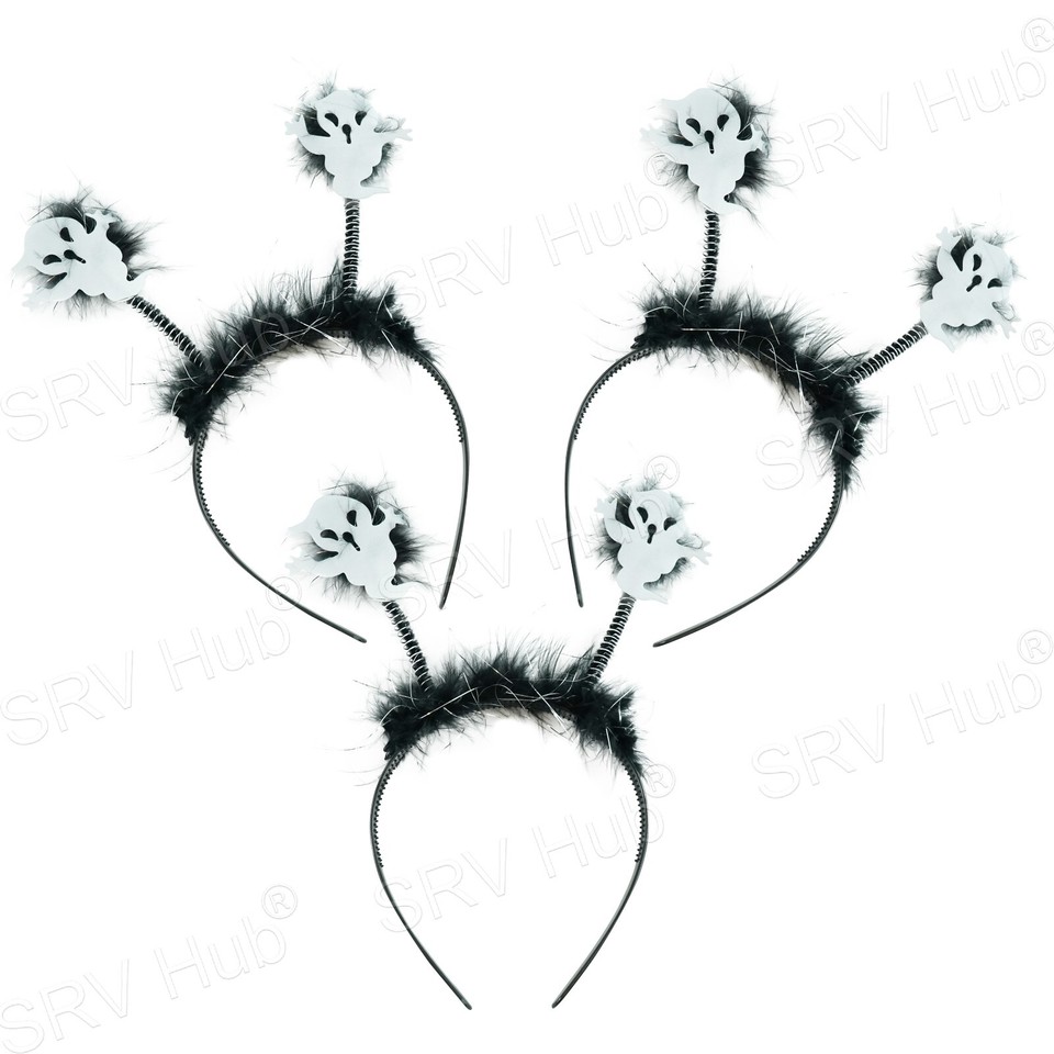 Halloween Sequin Headband, Witches Hat, Ghost Head Boppers,Fancy Hair ...