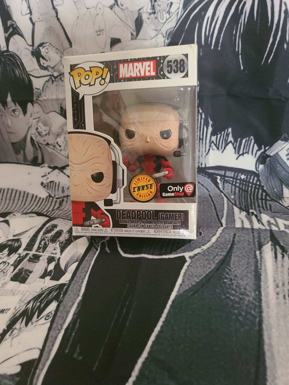 Funko Pop! Heroes - Deadpool (Gamer) (Chase) Vinyl Figure (GameStop ...