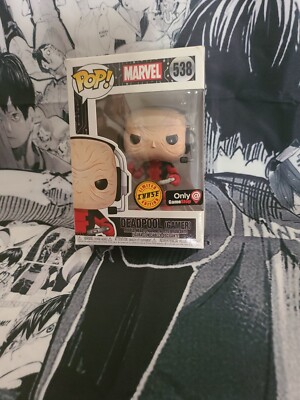 Funko POP Marvel Deadpool Deadpool Gamer Chase Rare 538 Vinyl Figure ...