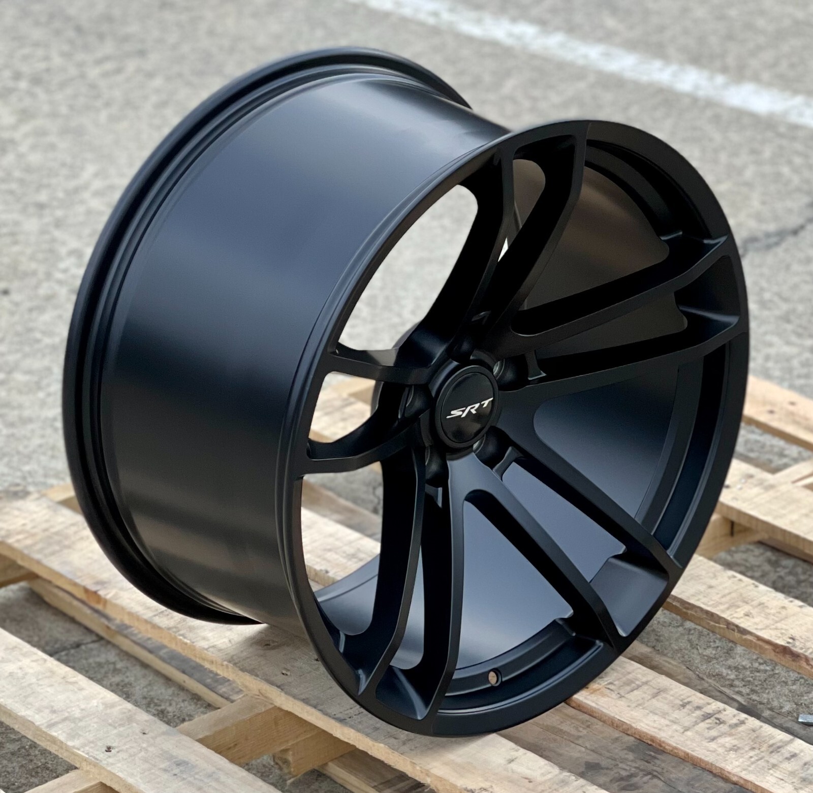 20x11 +0 MATT BLACK Wheels FITS Challenger Charger SRT Scat Pack ...