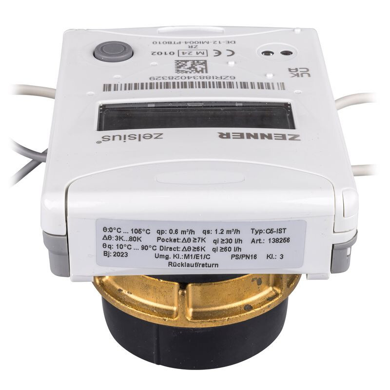 Zenner Wärmezähler Zelsius C5 CMF geeicht 2024 ISTA passend QN 0,6 | eBay