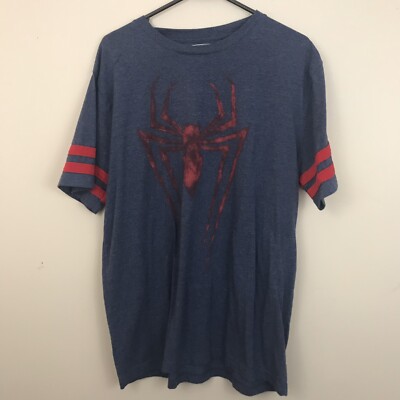 Marvel Spiderman Mens Ringer Tee Sz XL | eBay