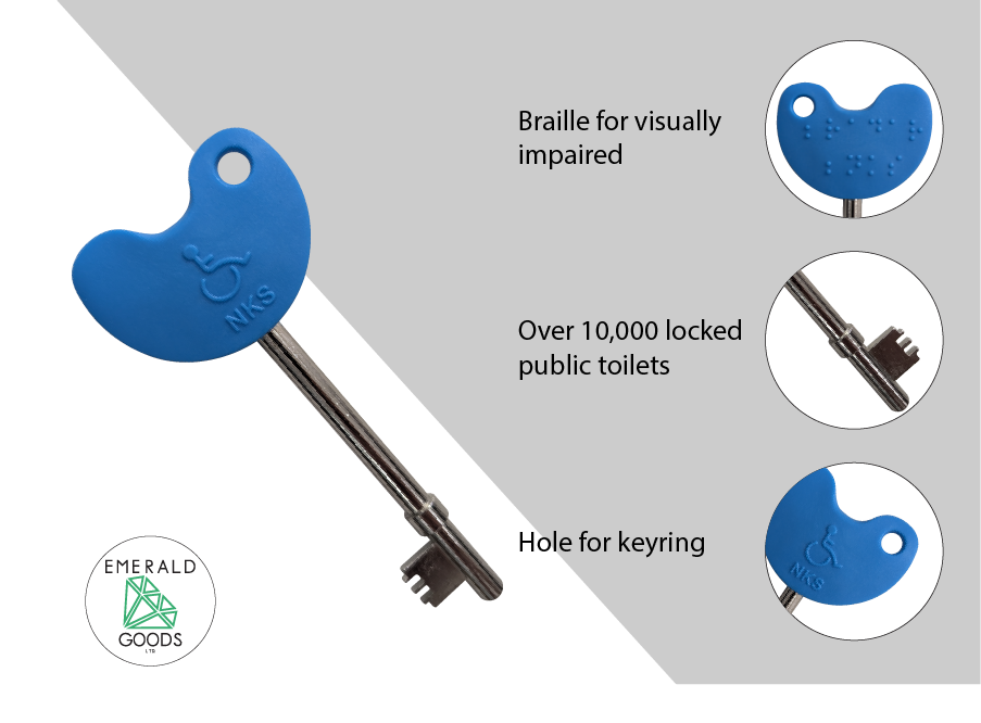 2 x NKS RADAR KEY Disabled Toilet Bathroom Door Access - UK SELLER ...