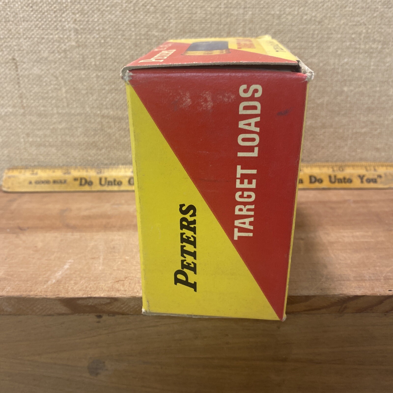 RARE Vintage Peters Target Loads Shotgun Shells Empty ammo box 12 gauge ...