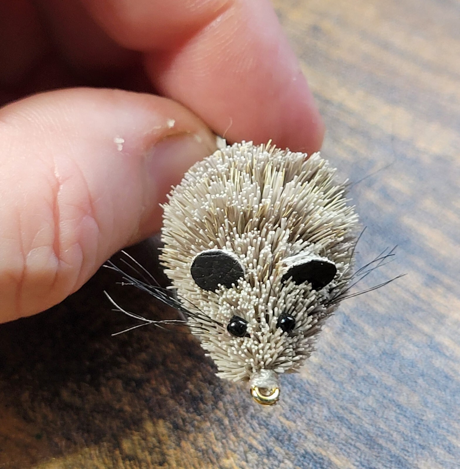 1 Fly, Size 6, Shaved MOUSE Deer Hair Spun Bass Fly Fishing Flies | eBay