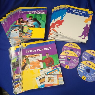 CSI LITERACY KIT w/LESSON PLANS, CD-ROM, AUDIO, TEACHER & STUDENT BOOKS ...